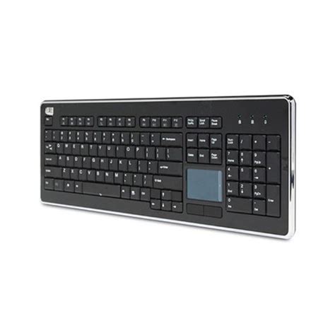 Adesso Wireless Full Size Touchpad Keyboard Wkb4400ub