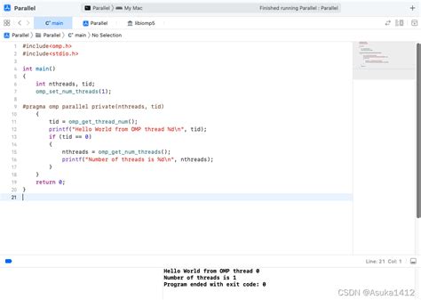 【并行计算】win10vs2019和macosxcode的openmp配置 Csdn博客