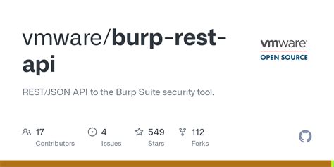 Github Vmwareburp Rest Api Restjson Api To The Burp Suite Security