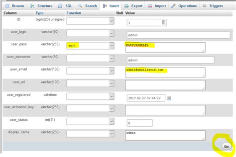 Cara Merubah Password Wordpressemail Pemulihan Melalui Cpanel Phpmyadmin Nusantarablog