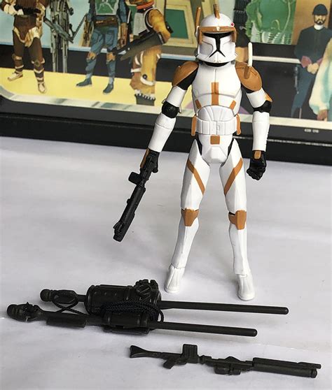Star Wars Clone Wars 2008 375 Inch Loose Commander Cody 10 Action