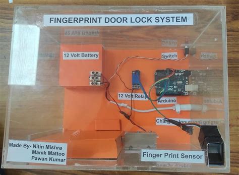 Iot Arduino Biometricsecurity Smartlock Embeddedsystems