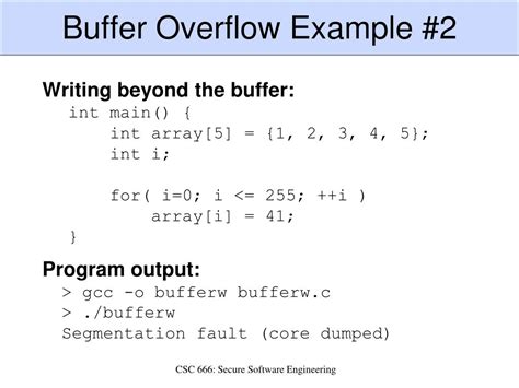 Ppt Buffer Overflows Powerpoint Presentation Free Download Id2533529
