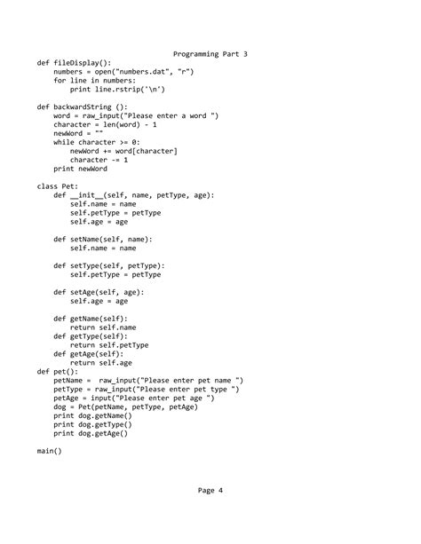 The Final Programming Project Pdf