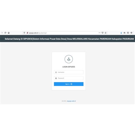 Jual Sistem Informasi Untuk Desa Sipudes Shopee Indonesia