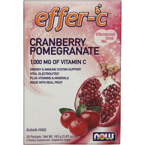 Effer C™ Cranberry Pomegranate Packets 30 Box Vitamins And Supplements