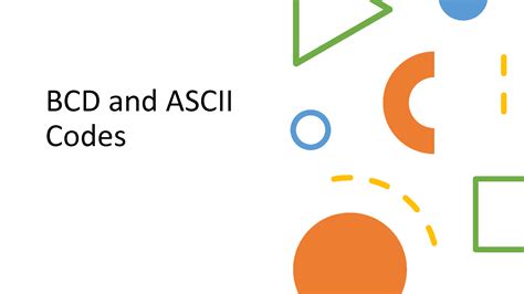 SOLUTION Bcd And Ascii Codes Studypool