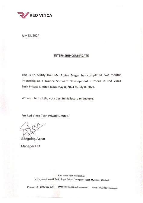 Aditya Magar On Linkedin Thrilled To Share That I Successfully Completed A 2 Month Summer