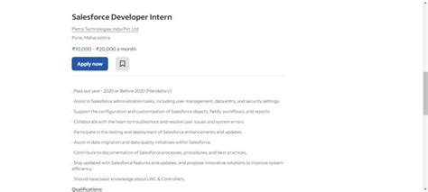 Salesforce For Freshers On Linkedin Pletra Technologies India Is Hiring Salesforce…