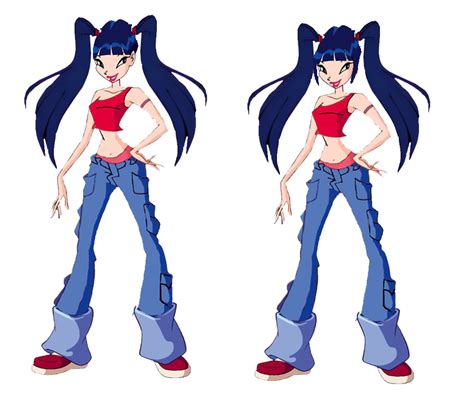 Winx Club Musa S1 With Long Hair 2 Versions By Bgidbum On Deviantart