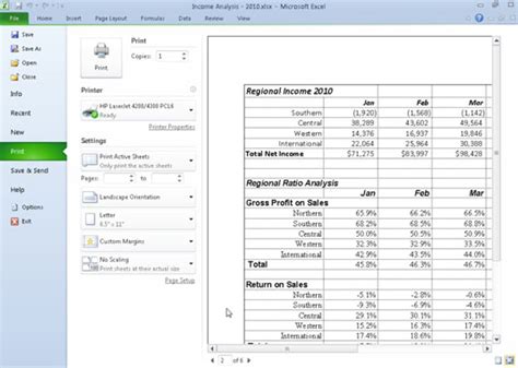 How To Repeat Row And Column Headings When You Print In Excel 2010