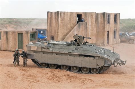 Israeli Namer Apc Based On The Merkava Chassis During Evaluation By The Us Army 2012 Tankporn
