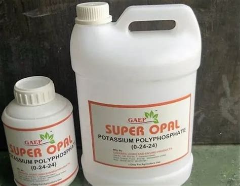 Liquid Potassium Polyphosphate Fertilizer For Agriculture At Best Price In Pune