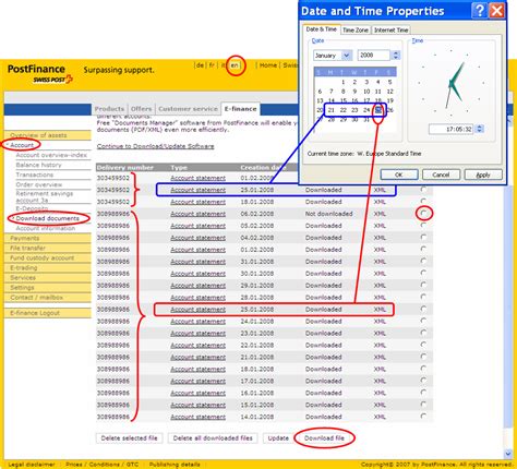 Processing The Xml Statements Of Postfinance With Perl Uncefact Tbg5