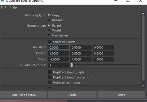 solved duplicate special doesn t mirror exact autodesk community