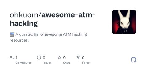 Github Ohkuom Awesome Atm Hacking A Curated List Of Awesome Atm Hacking Resources