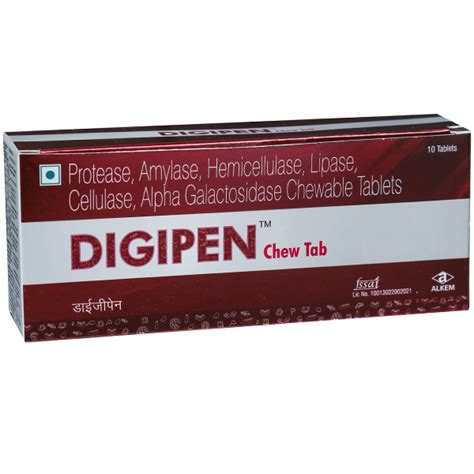 Buy Digipen Chew Tablet 10 Tab Online At The Best Price Sastasundar