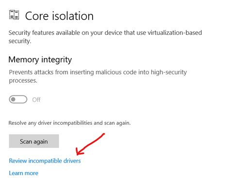 Fix To Enable Memory Integrity Core Isolation In Windows 10 On Surface Laptop 3 TeckLyfe