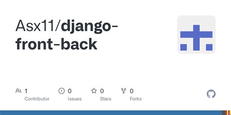 Github Asx11django Front Back