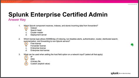 Splunk Enterprise Certified Admin Mixercaqwe