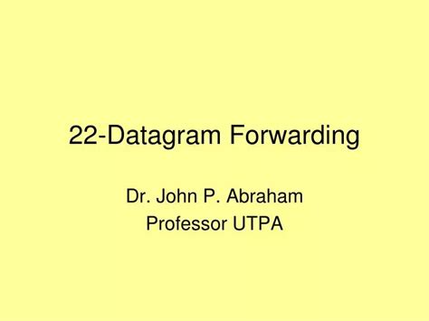 Ppt 22 Datagram Forwarding Powerpoint Presentation Free Download Id4379289