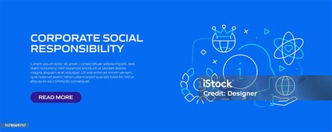 기업의 사회적 책임 웹 페이지 헤드라인 브로셔 연례 보고서 및 책 표지를 위한 관련 배너 디자인 변경에 대한 스톡 벡터 아트 및 기타 이미지 Istock