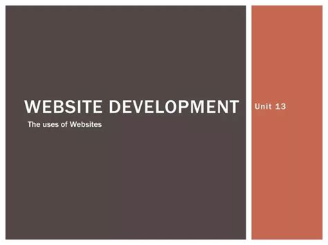 PPT Website Development PowerPoint Presentation Free Download ID 5346442