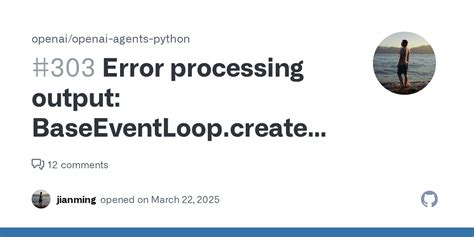 Error Processing Output Baseeventloopcreateconnection Got An Unexpected Keyword Argument