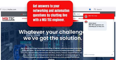 Msi Tec Inc On Linkedin Automation Industrialnetworking Engineers