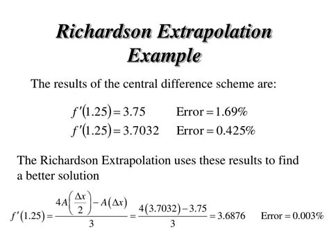 Linear Extrapolation Formula Example At Bridget Huizenga Blog