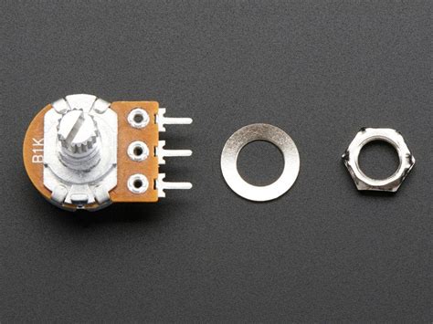 Panel Mount 1k Potentiometer Breadboard Friendly 1k Linear The Pi Hut