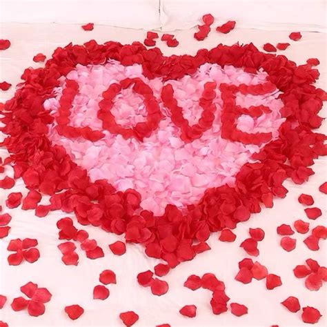 กลีบกุหลาบปลอม 100กลีบ จัดงานแต่งงาน กุหลาบวาเลนไทน์ ครบรอบแต่งงาน Propsงานแต่ง Props Varentine