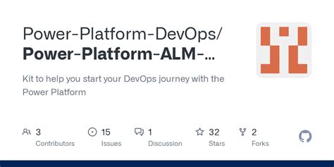 Github Power Platform Devopspower Platform Alm Starter Kit Kit To Help You Start Your Devops