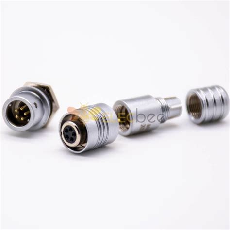Elecbee XS6 5Pin Aviation Connector Female Cable Plug And Male Panel Mount Socket