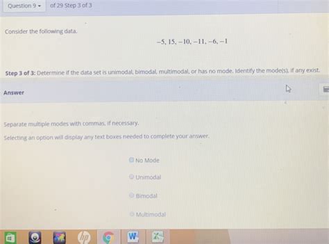 solved question 9 of 29 step 3 of 3 consider the following