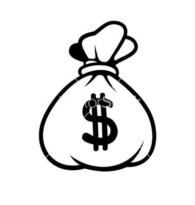 Money Bags Tattoo Flash