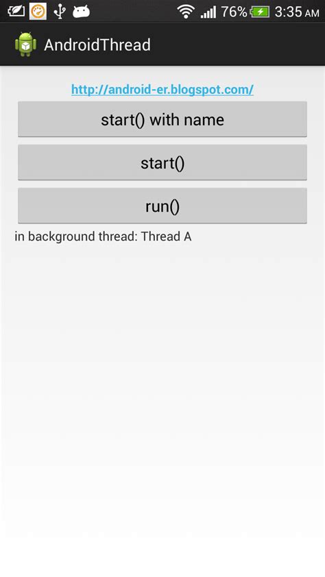Android Er Set Name Of Thread