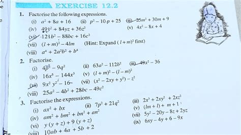 Maths Class 8th Chapter 12 Exercise 12 2 Saraswatividyapeethacademy Maths Youtube