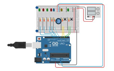 Circuit Design Lab Thm Part H Stepper Motor Tinkercad