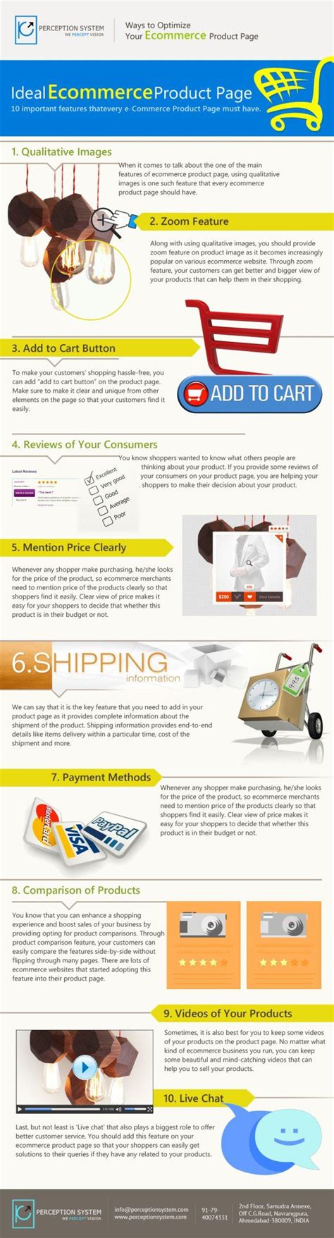 Ways To Optimize Your Ecommerce Product Page Ecommerce Product Infographics Repinned By