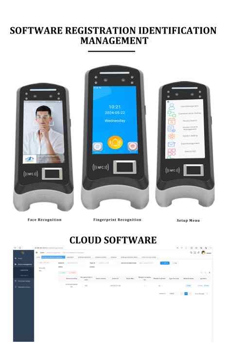 Hfsecurity X05 Advanced 4g3g Face Iris Fingerprint Machine