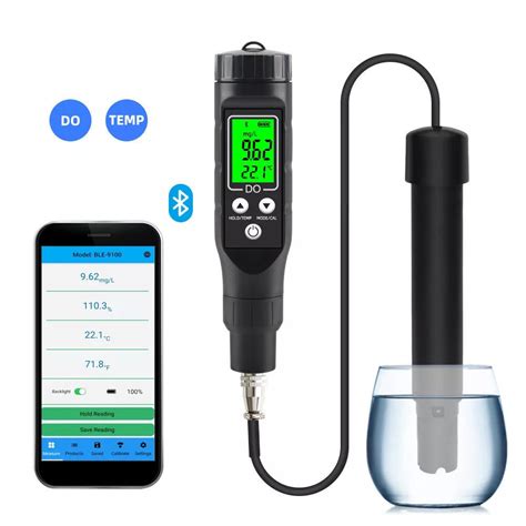BLE Smart Bluetooth Dissolved Oxygen Meter Oxygen Meter And Bluetooth Dissolved Oxygen Meter