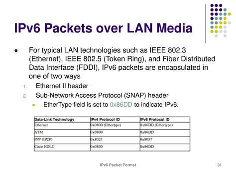 PPT IPv Packet Format PowerPoint Presentation Free Download ID