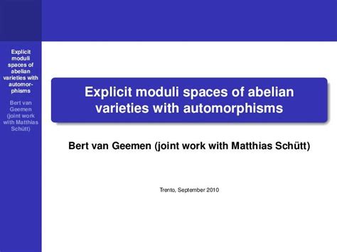 Pdf Explicit Moduli Spaces Of Abelian Varieties With Automorphisms Dokumen Tips