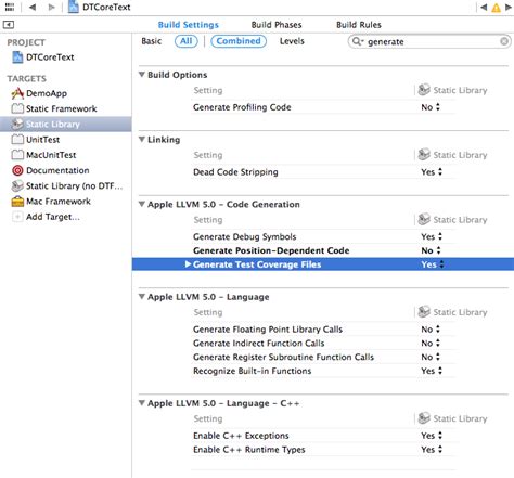 Xcode Coverage Cocoanetics