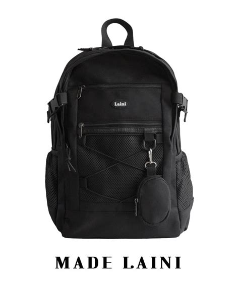 당일출고made 남녀공용 스트링 메쉬 3단수납 노트북 백팩 에이블리