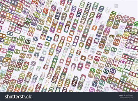 Conceptual Background Square Rectangle Pattern Design Stock Vector Royalty Free 680273302