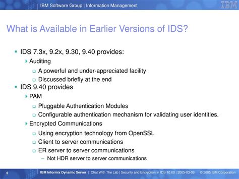 Ppt Ibm Informix Dynamic Server 1000 Security And Column Level Encryption Powerpoint