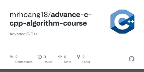 github mrhoang18 advance c cpp algorithm course advance c c