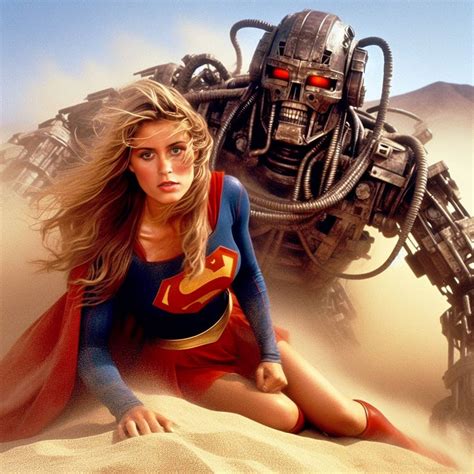 Supergirl Vs Robot 6 By Supergirlscenes On Deviantart